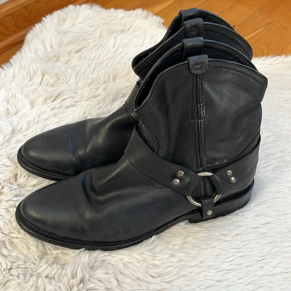Frye | Shoes | Frye Womens Harness Booties Euc Size 85 | Poshmark